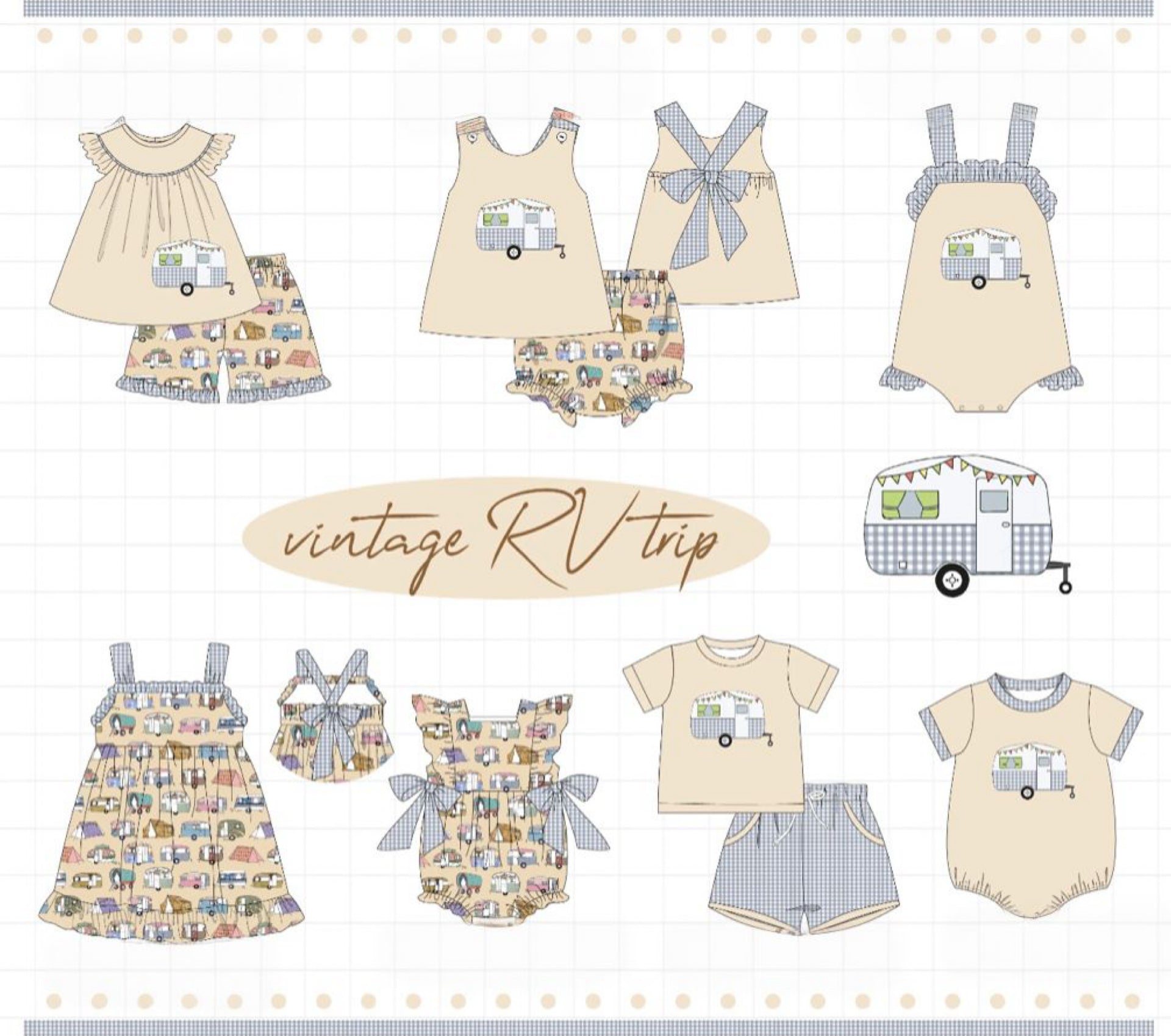 VINTAGE RV TRIP COLLECTION - ETA JUNE – Southern Sass Smocks