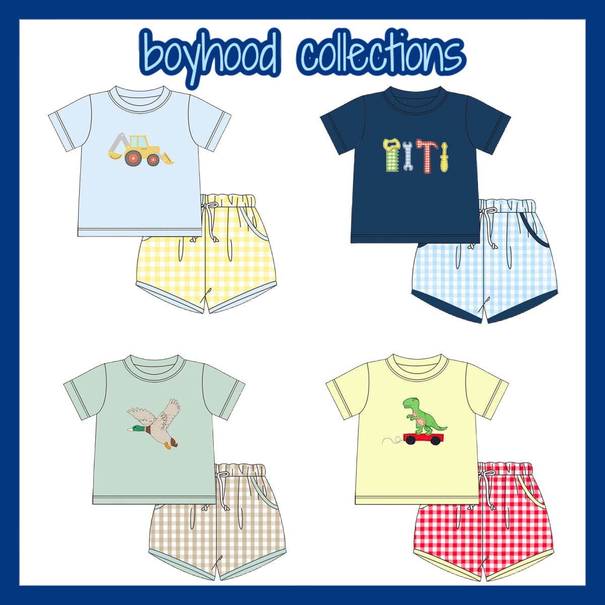 BOYHOOD COLLECTION-ETA APRIL – Southern Sass Smocks