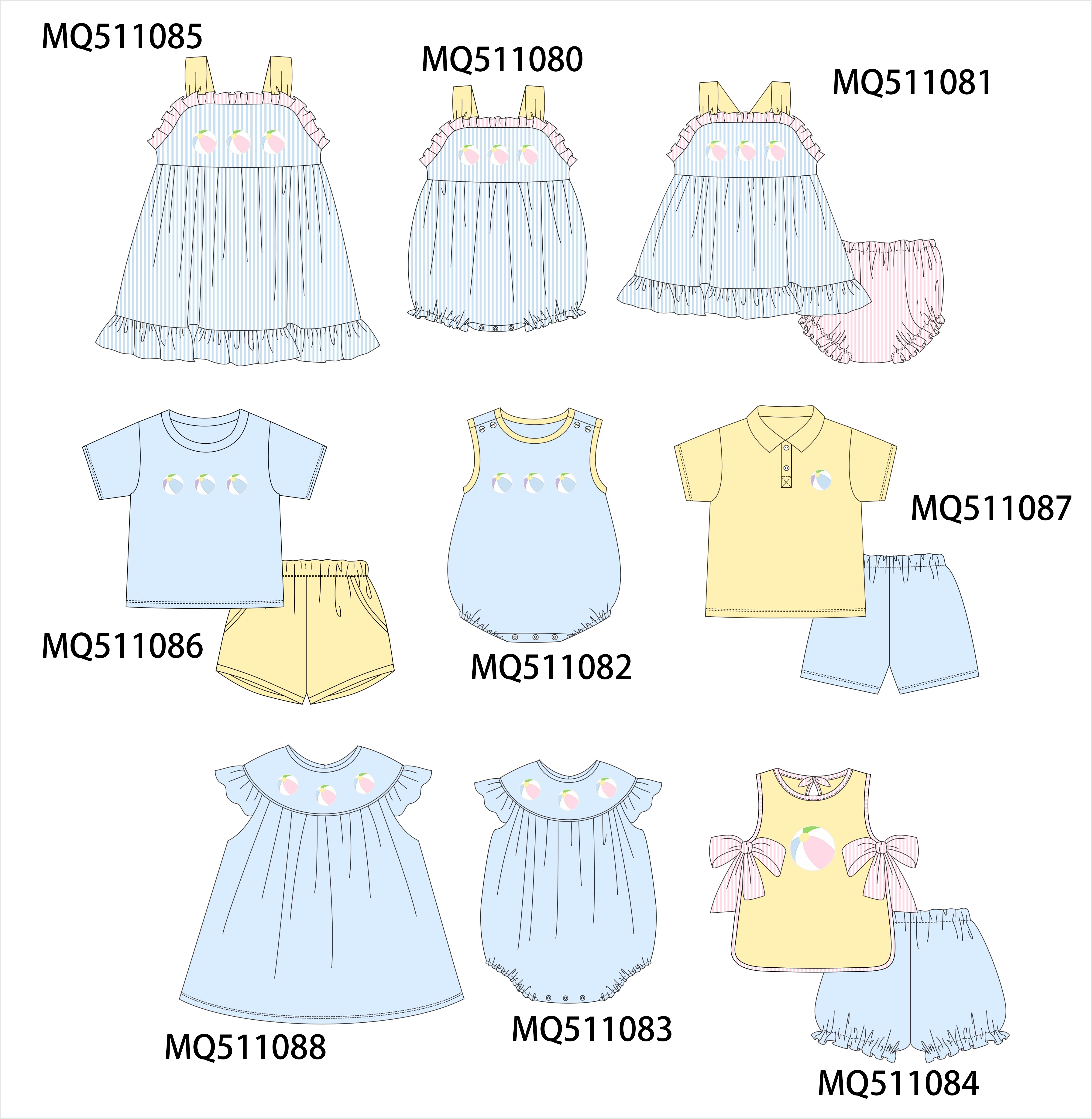 Blue ball embroidery collection – Southern Sass Smocks