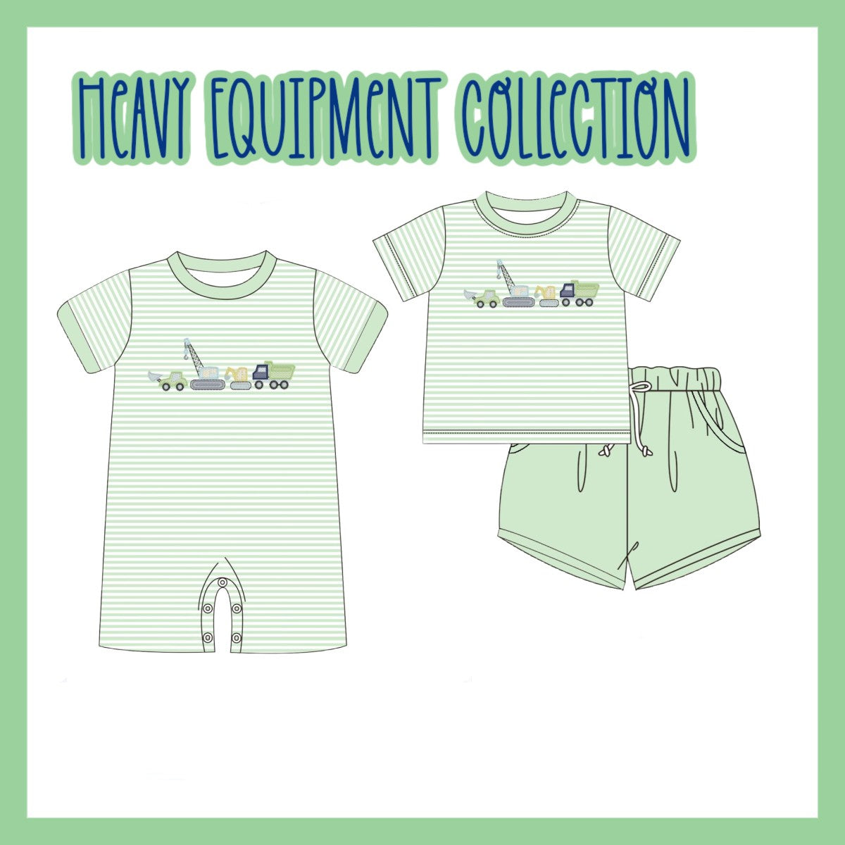 HEAVY EQUIPMENT COLLECTION-ETA JUNE – Southern Sass Smocks
