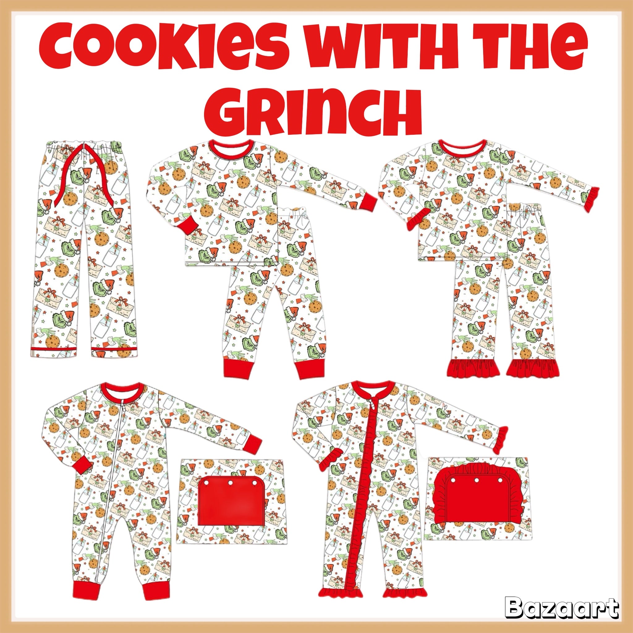 Cookies with the Grinch Collection - ETA October – Southern Sass Smocks